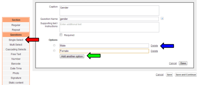 02. Using the Single Select Question Type – TaroWorks Support Center