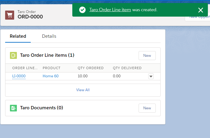 01. How to Create a Transfer Order in Salesforce – TaroWorks Support Center