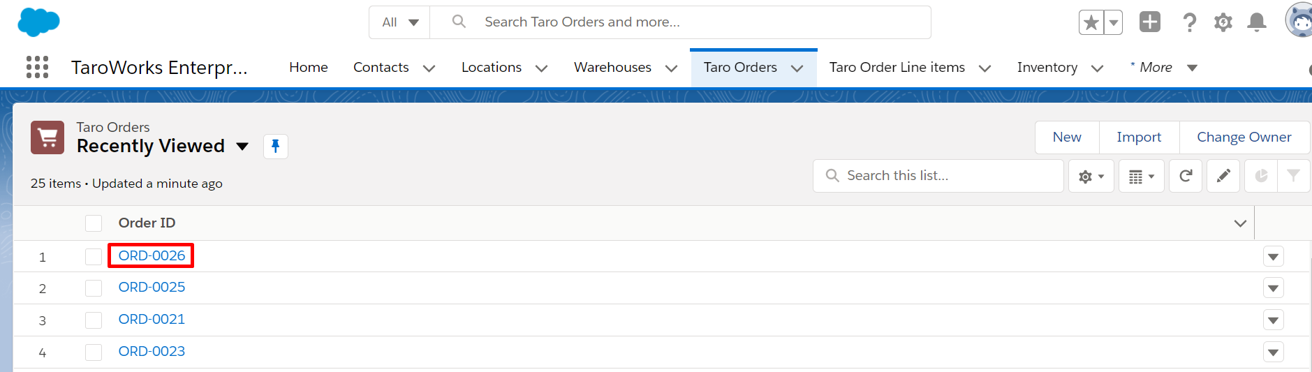 03. How to Ship a Transfer Order in Salesforce – TaroWorks Support Center