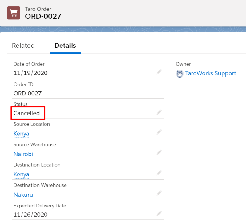 05. How to Cancel a Transfer Order in Salesforce – TaroWorks Support Center