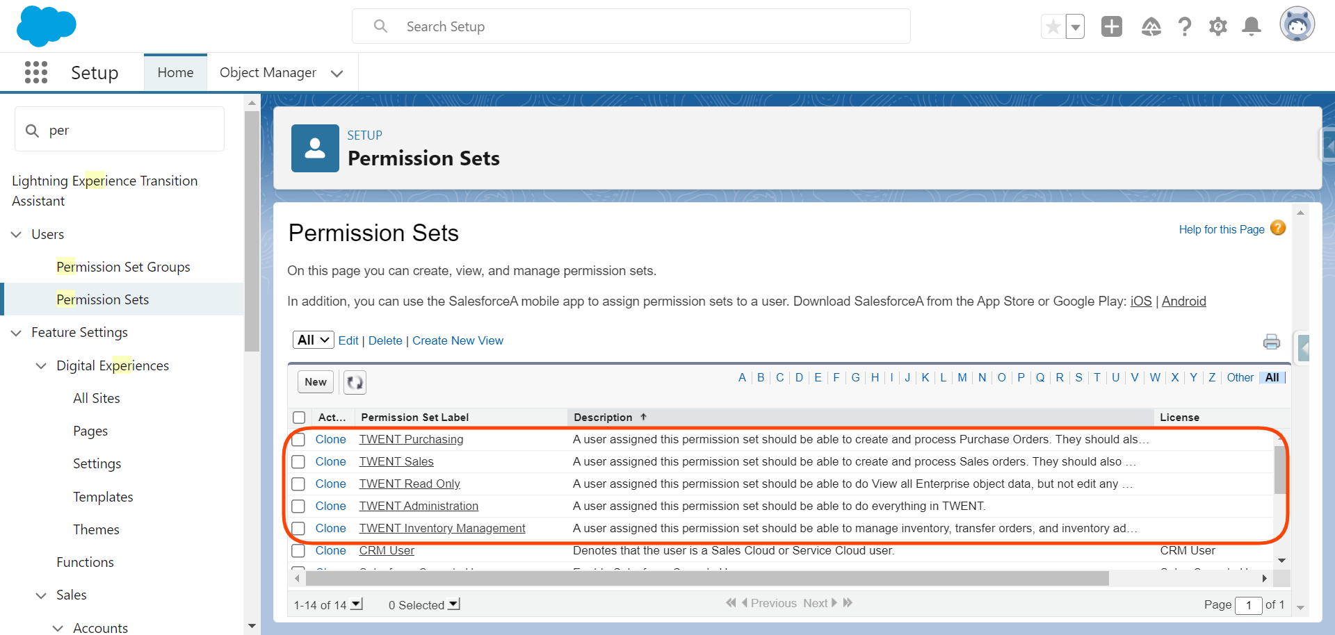 04. Permission Sets – TaroWorks Support Center
